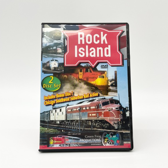 Green Frog Productions | Media | Rock Island Dvd 2 Disc Set Train ...
